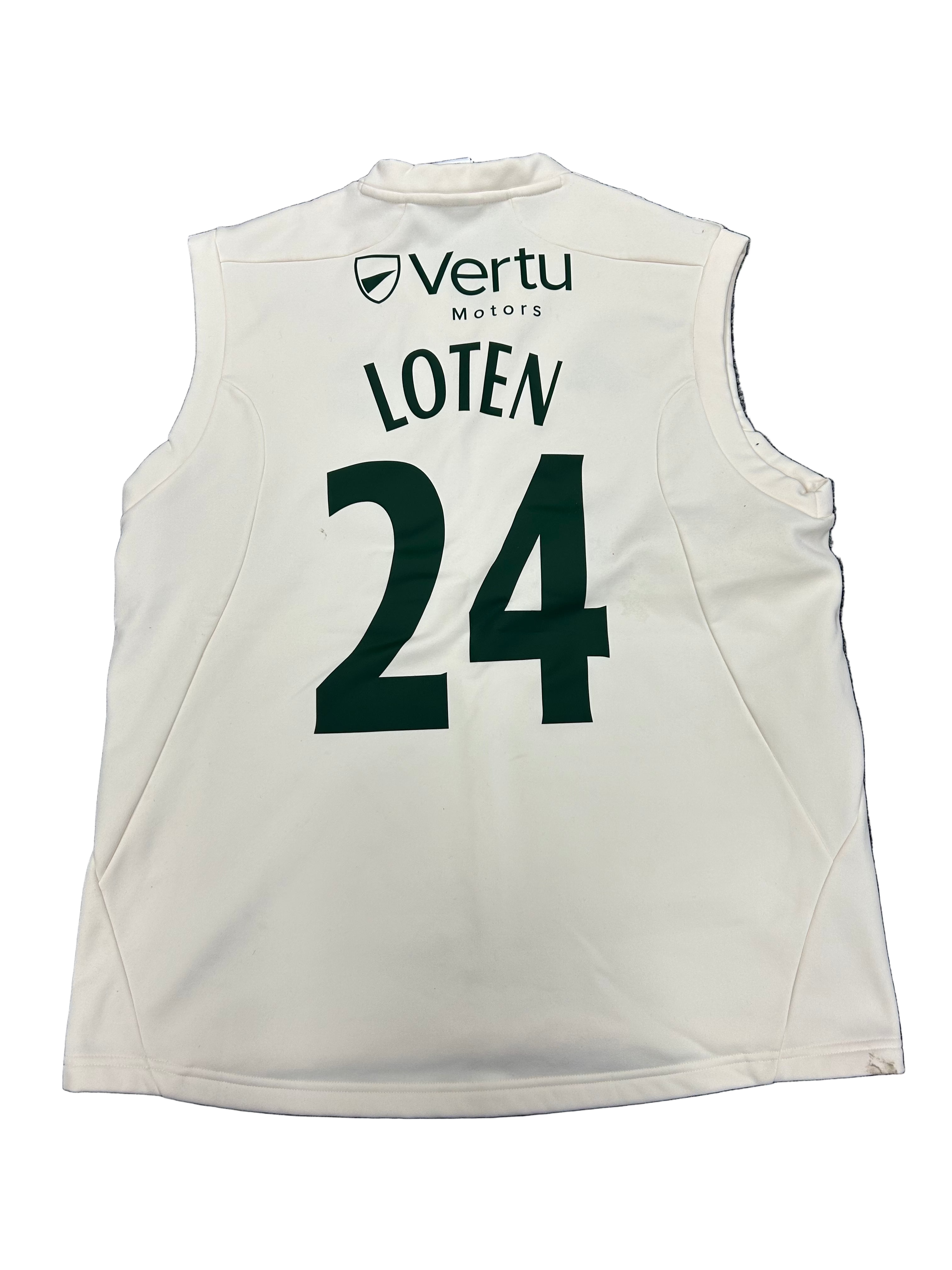 Tom Loten Notts 2023 County Championship Match Worn Playing Pullover ...