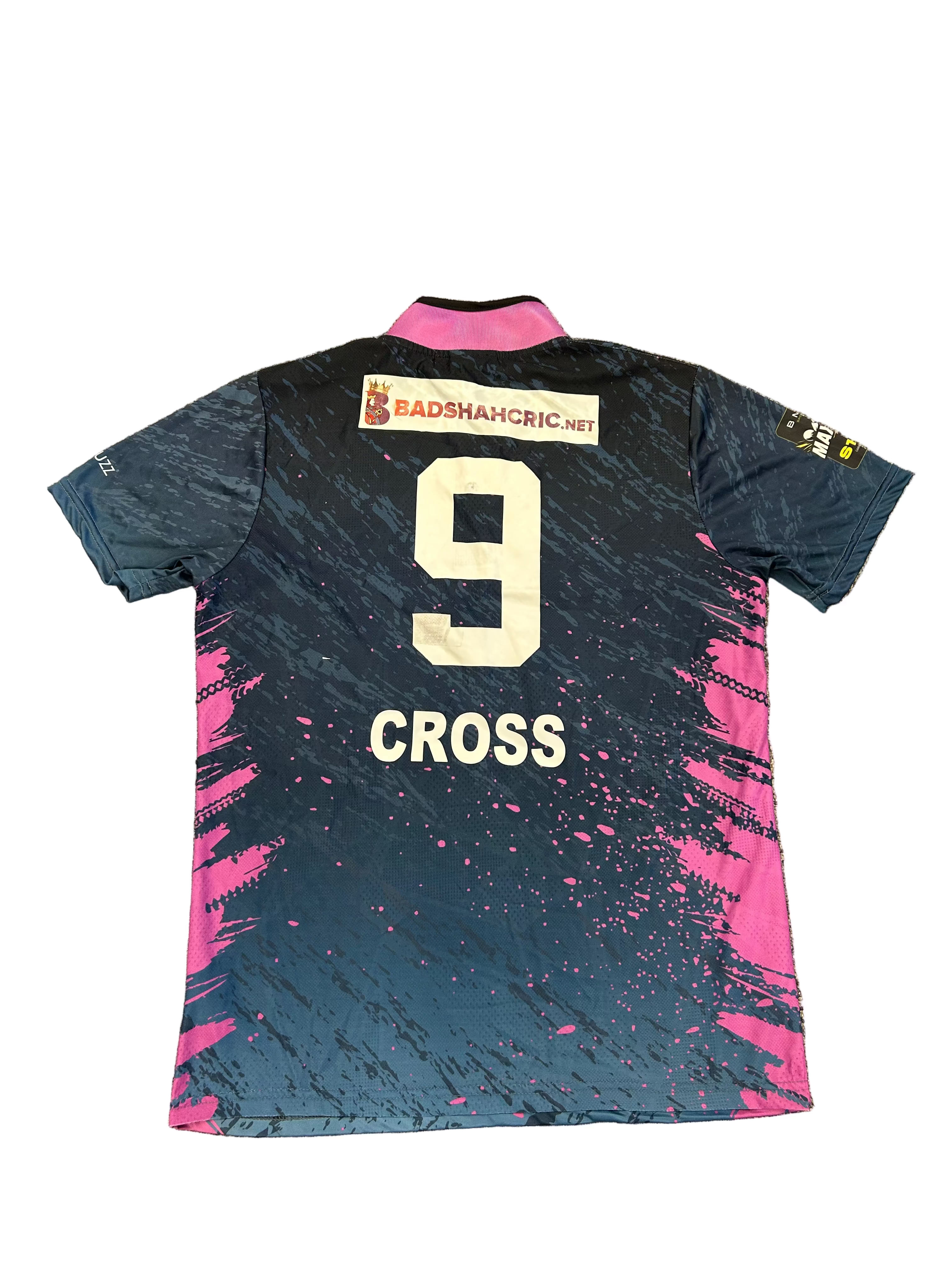Matthew Cross Boca Raton Trailblazers 2024 MAX60 Match Worn SS Playing ...