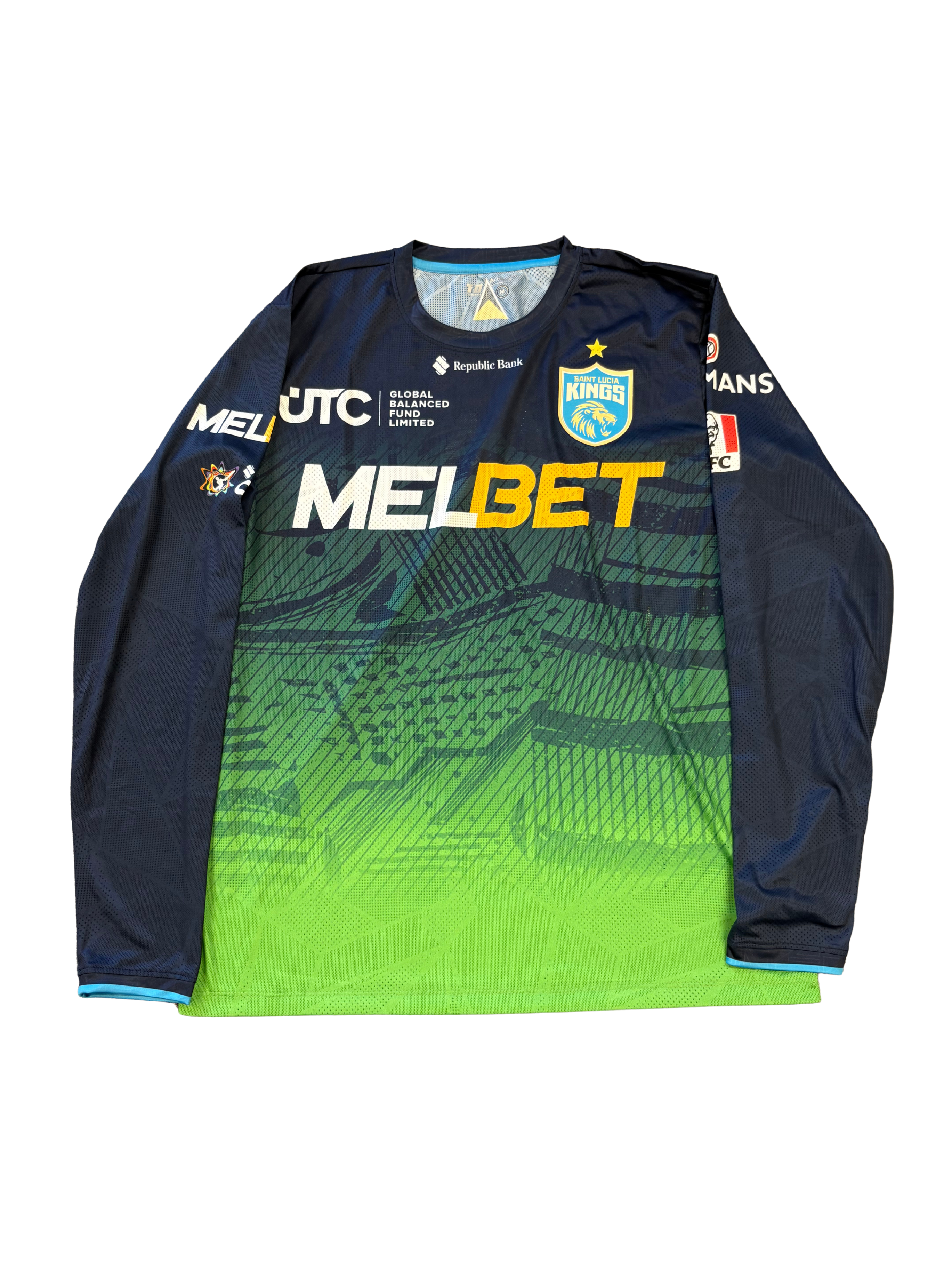 St Lucia Kings 2025 CPL Player Issue LS Training T-Shirt - The Cricket Plug
